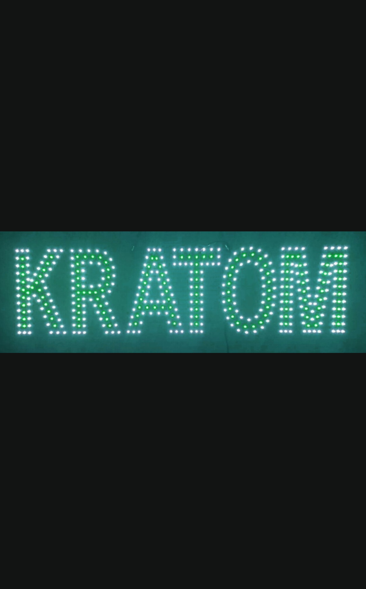 SIGN KRATOM - Media Store Display