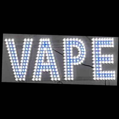 SIGN VAPE - Media Store Display