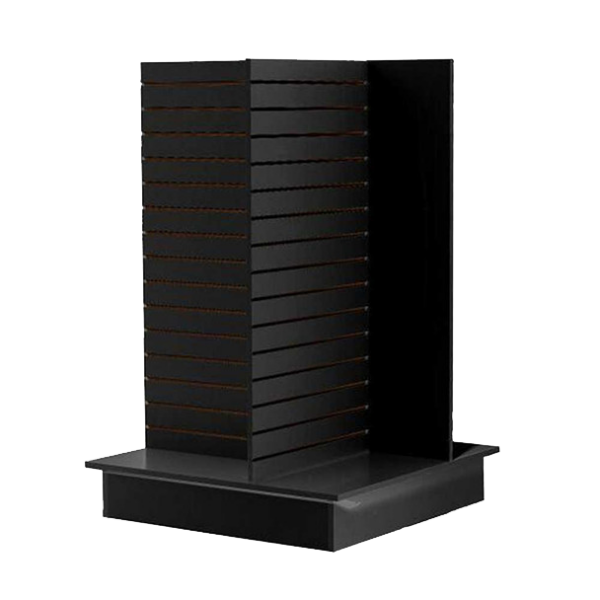 Slatwall-4 Ways Display | Four Sided Slatwall Display